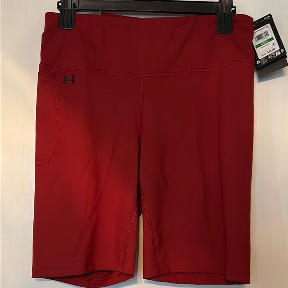 Under Armour | Shorts | Under Armour Red Bike Shorts | Poshmark
